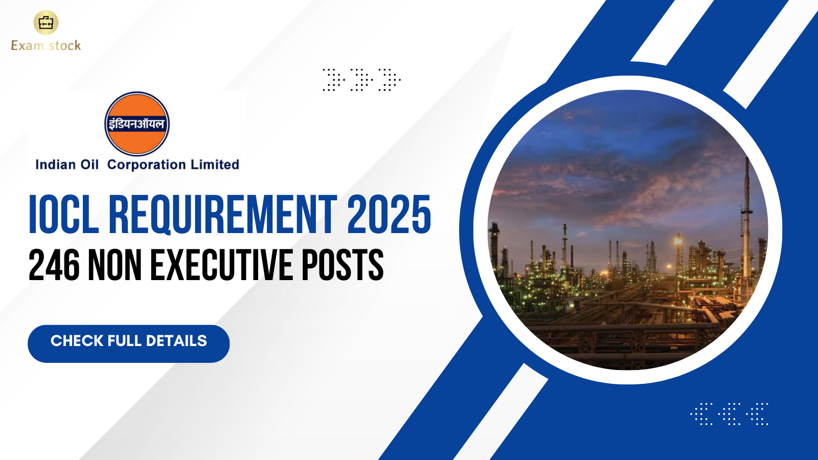 IOCL Recruitment 2025: Apply Online for Junior Operator, Junior ...