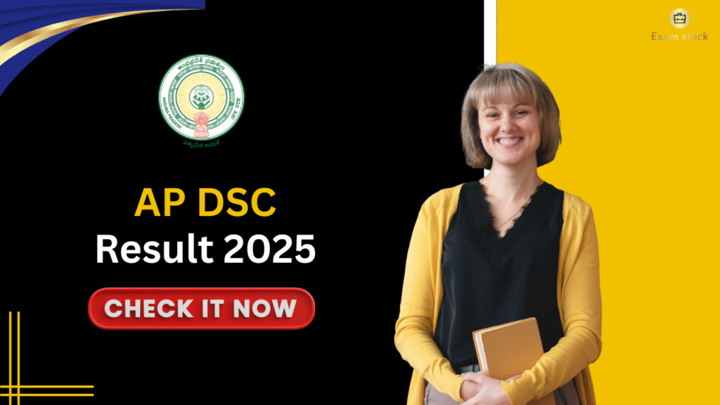 AP DSC Result 2025 - Government job portal